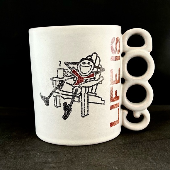 Life Is Good | Dining | Life Is Good Coffee Mug Cup Stoneware Heavy ...
